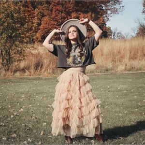 Skirts | New Maribelle Bohemian Tiered Layered Country Western Skirt ...